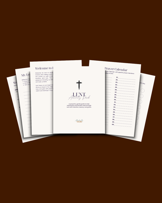 Lent Activity Pack Freebie – Abundantly Yours Shop
